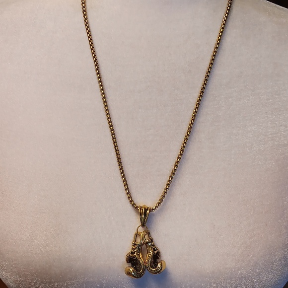 Accessories | Mens Double Boxing Glove Necklace | Poshmark
